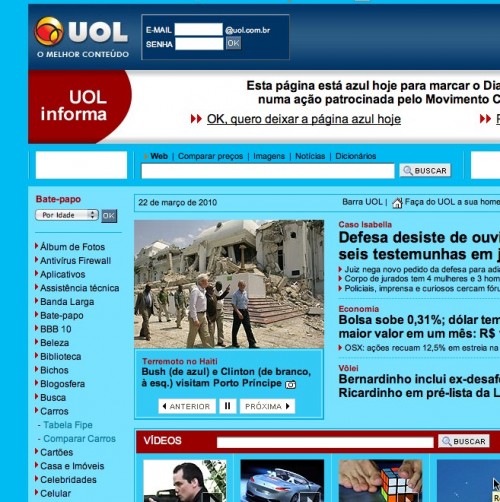 O UOL no Movimento Cyan via @pristinaorg