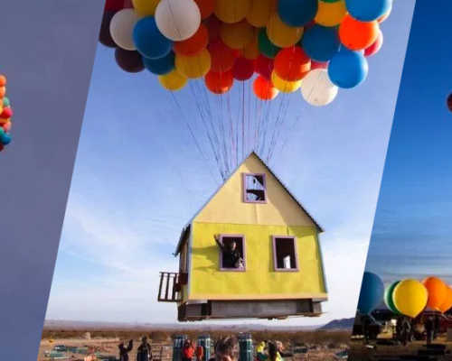 Transformando em realidade a Casa Voadora do filme Up! via @pristinaorg