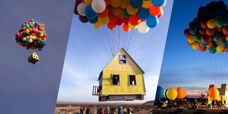 Transformando em realidade a Casa Voadora do filme Up! via @pristinaorg