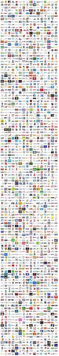 Nove Mil Logos de Canais de Televisão // Pristina.org