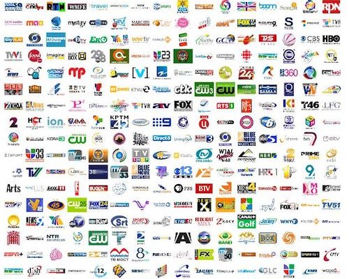 Nove Mil Logos de Canais de Televisão // Pristina.org