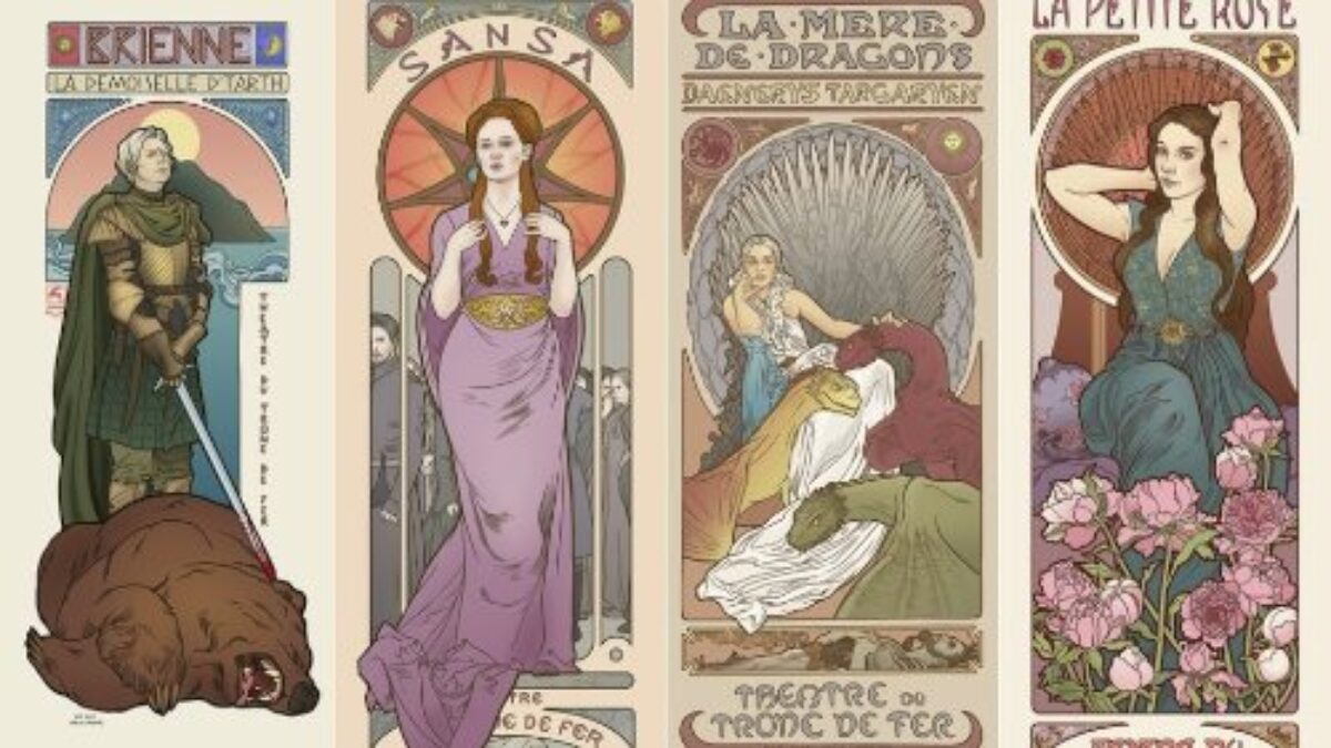 Game of Thrones, Mucha Style // Pristina.org