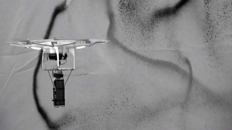 Drone Art - Pintando com um Drone via @pristinaorg
