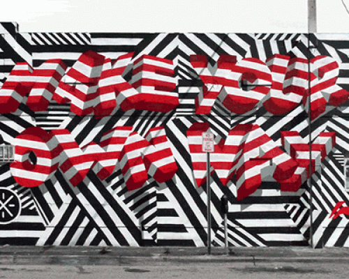 Os graffiti gifs de INSA // Pristina.org