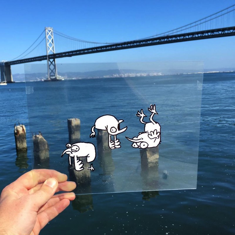 Marty Cooper: Ilustrações que invadem a Realidade via @pristinaorg