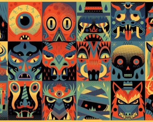 Sebastien Feraut: Monstros Ilustrados via @pristinaorg