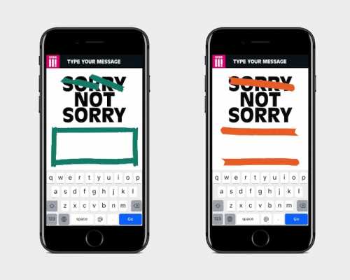 Sorry Not Sorry: Uma Campanha de Expressão Pessoal via @pristinaorg