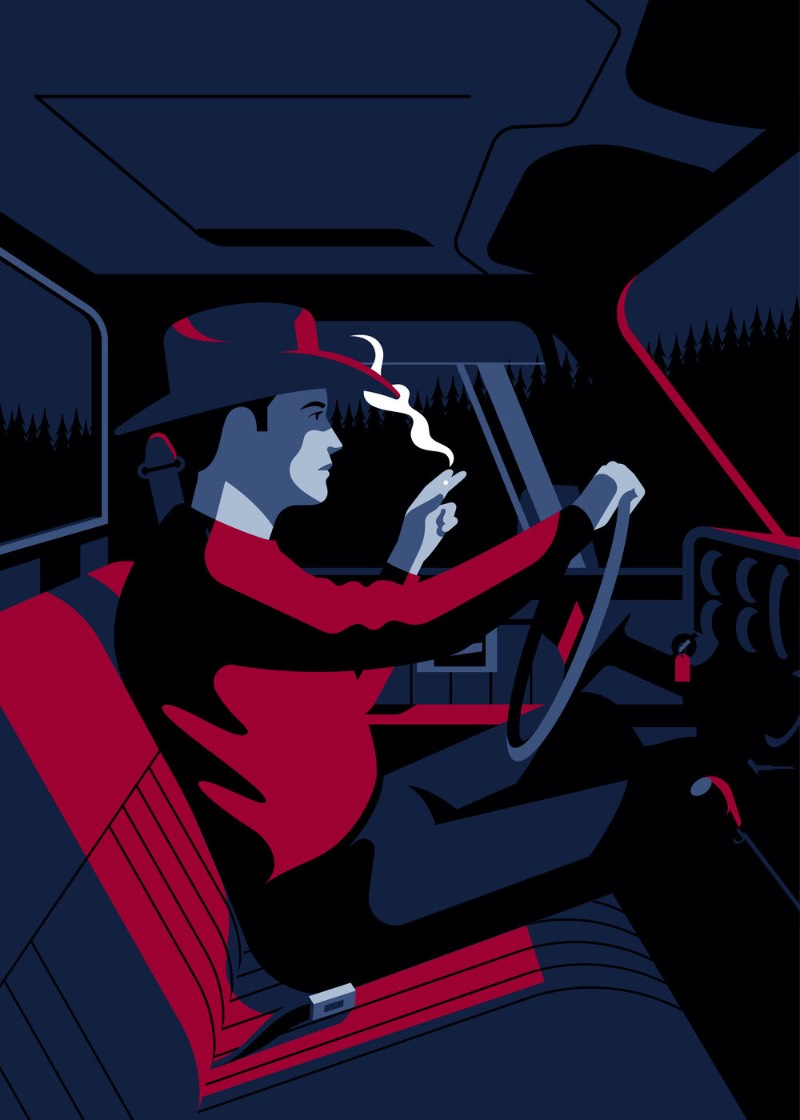 Jeremy Booth e seu Vector Noir ilustrado via @pristinaorg