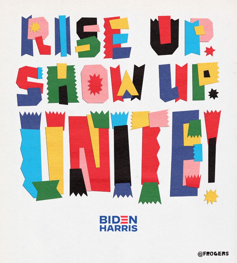 Rise Up. Show Up. Unite! na Campanha Presidencial Norte-Americana de ...